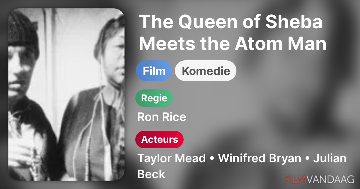 The Queen of Sheba Meets the Atom Man (film, 1963) - FilmVandaag.nl