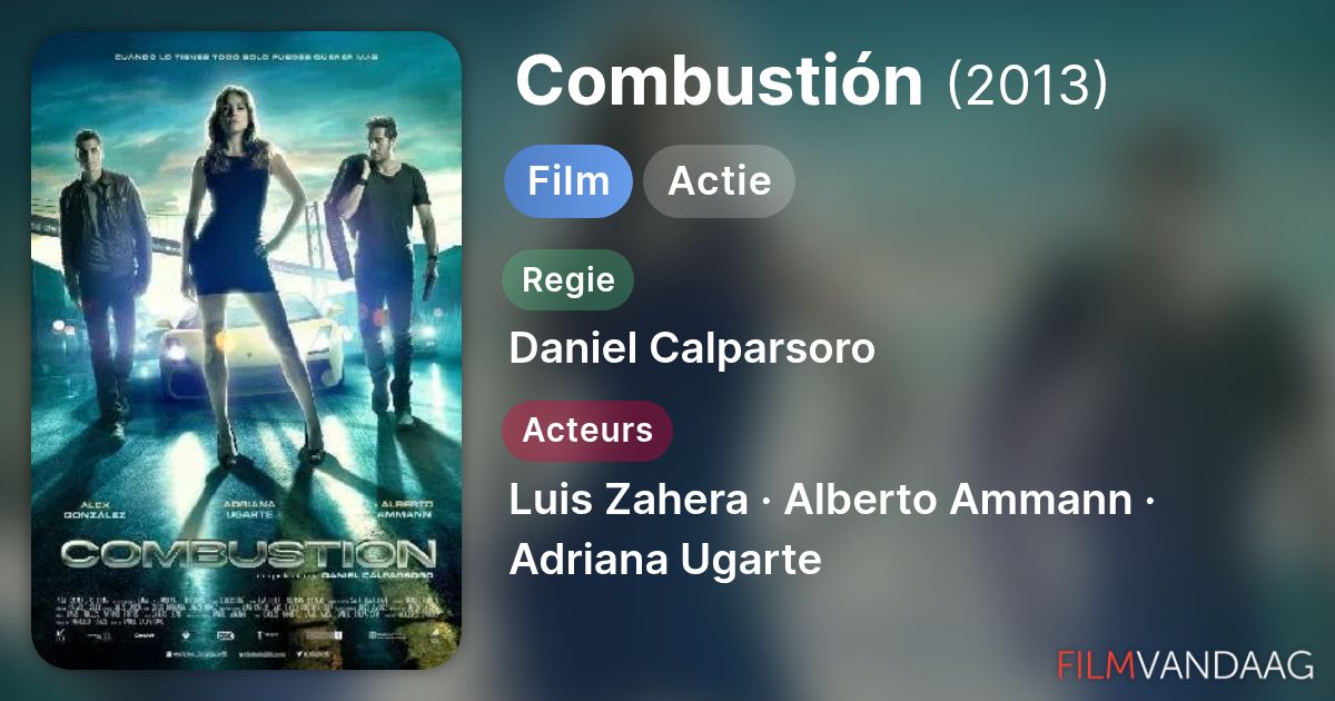 Combustión (film, 2013) - FilmVandaag.nl