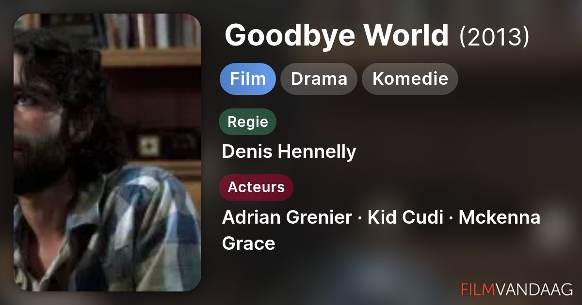 Goodbye World (film, 2013) - FilmVandaag.nl