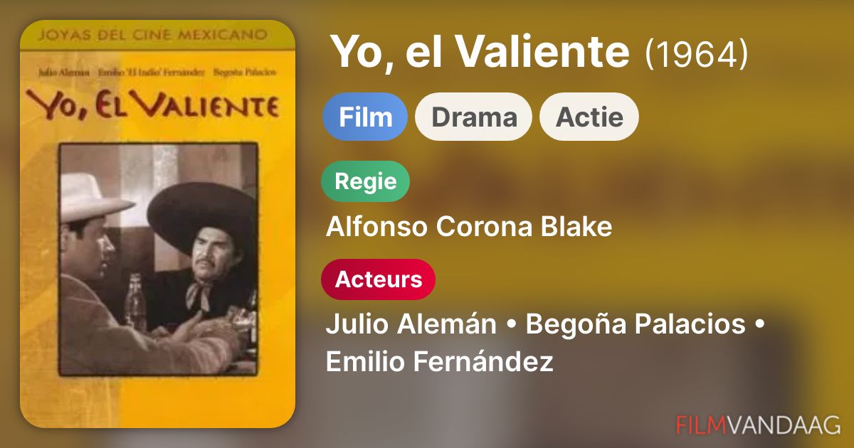 Yo, el Valiente (film, 1964) - FilmVandaag.nl