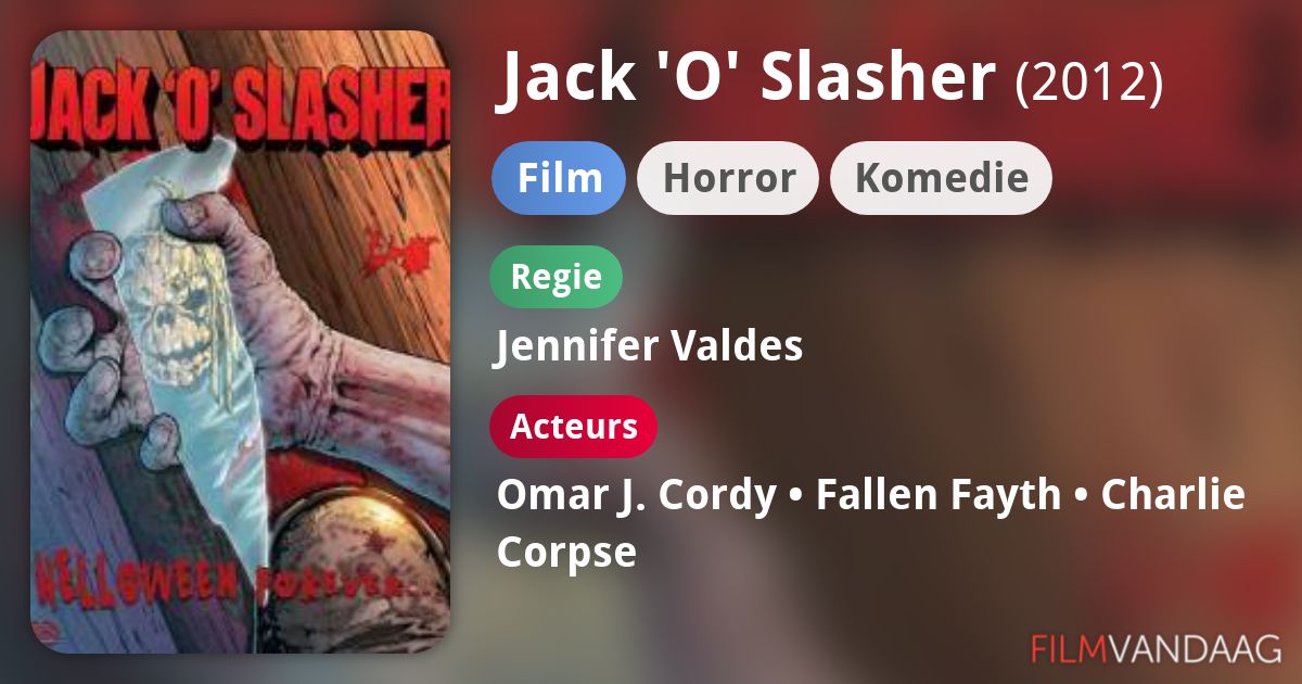 Jack 'O' Slasher (film, 2012) - FilmVandaag.nl
