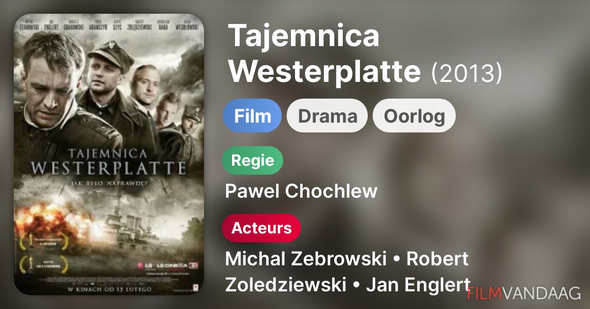 Tajemnica Westerplatte (film, 2013) - FilmVandaag.nl
