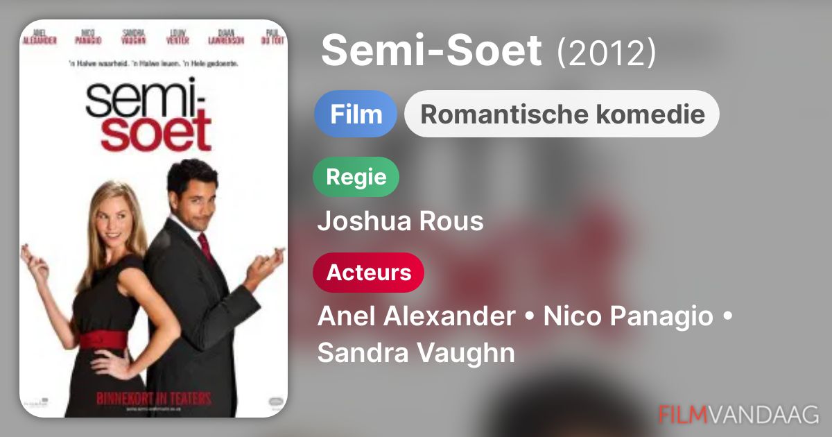Semi-Soet (film, 2012) - FilmVandaag.nl