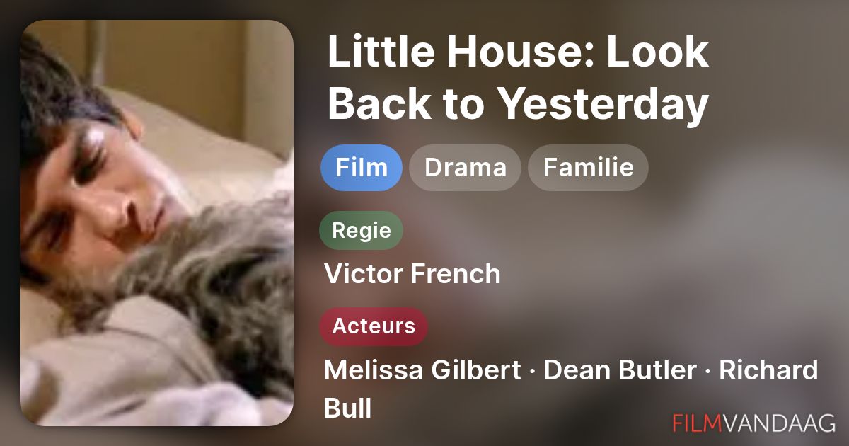 Little House: Look Back to Yesterday (film, 1983) - FilmVandaag.nl
