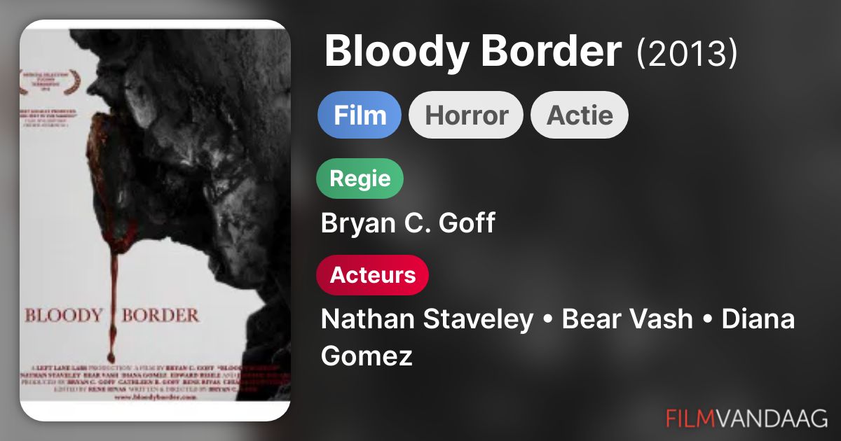 Bloody Border (film, 2013) - FilmVandaag.nl