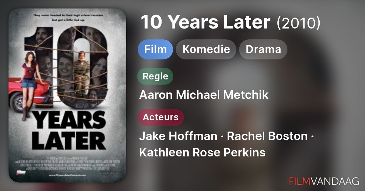 10 Years Later (film, 2010) - FilmVandaag.nl