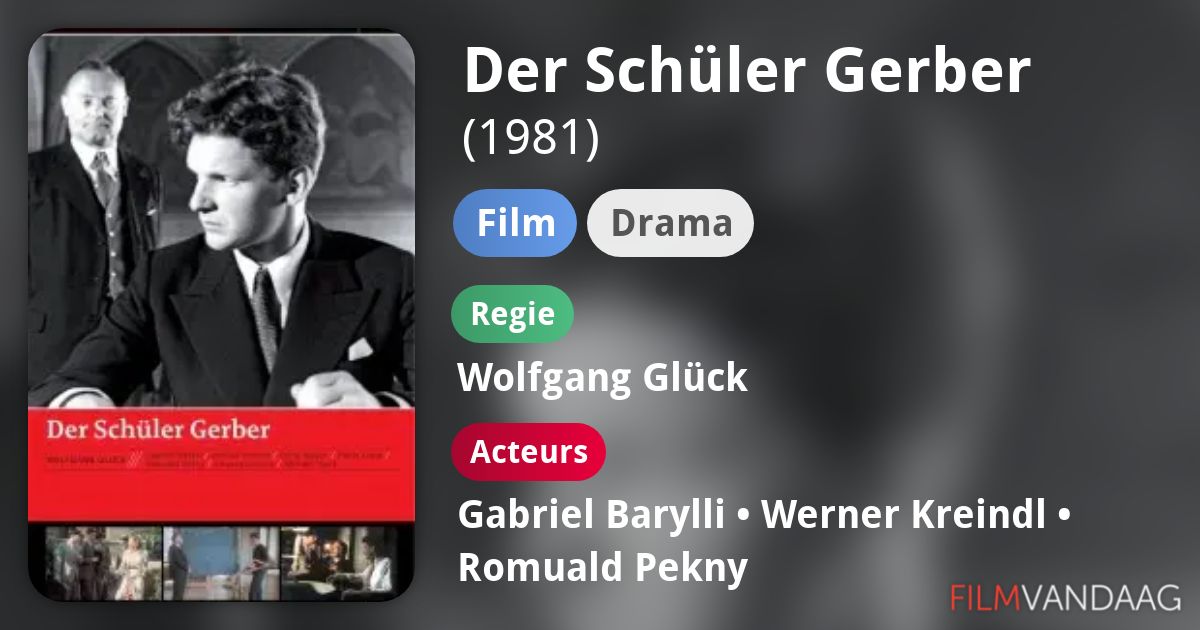 Der Schüler Gerber (film, 1981) - FilmVandaag.nl