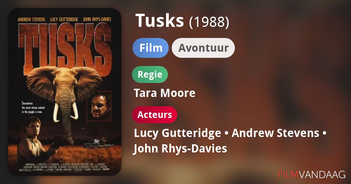Tusks (film, 1988) - FilmVandaag.nl