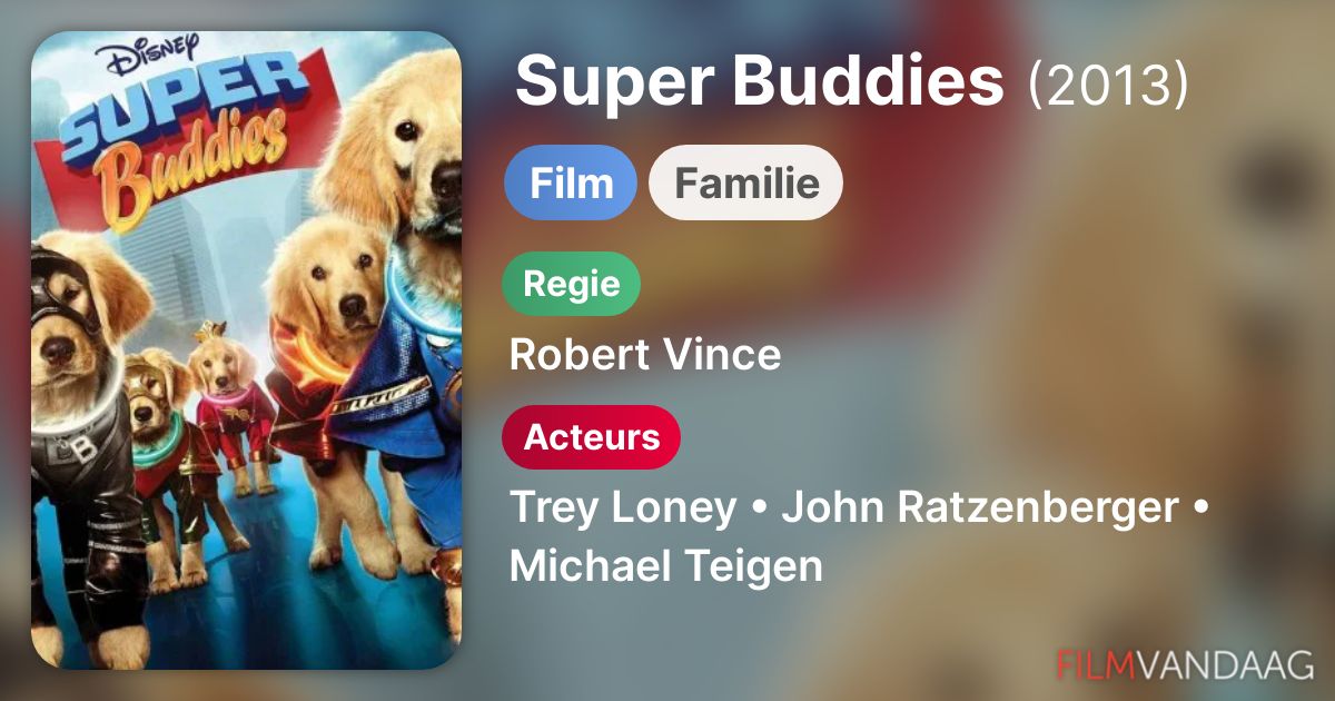 Super Buddies (film, 2013) - FilmVandaag.nl