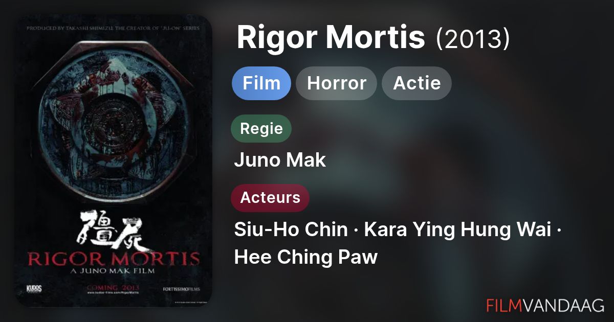 Rigor Mortis (film, 2013) - FilmVandaag.nl