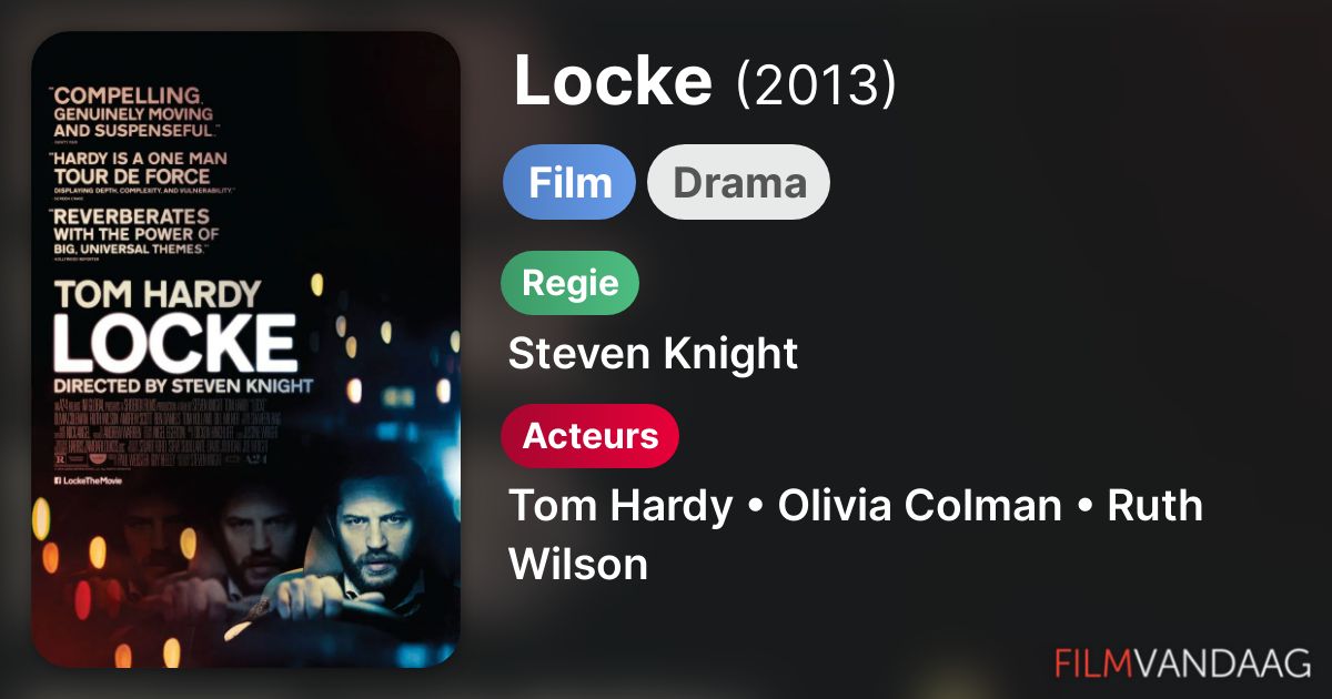 Locke (film, 2013) - FilmVandaag.nl