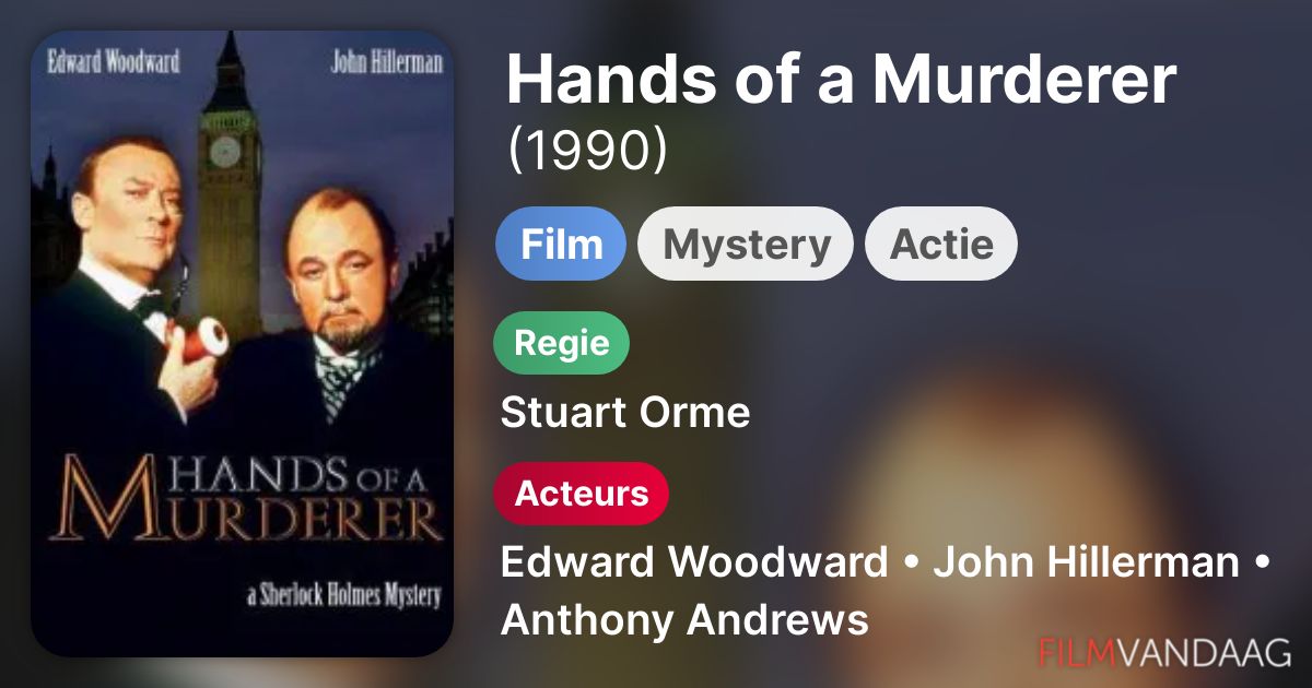 Hands of a Murderer (film, 1990) - FilmVandaag.nl