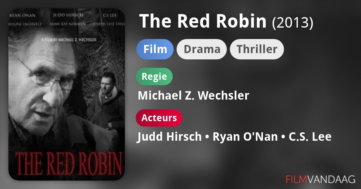 The Red Robin (film, 2013) - FilmVandaag.nl