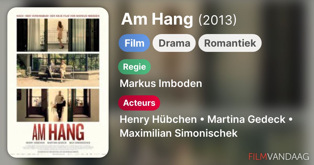 Am Hang (film, 2013) - FilmVandaag.nl
