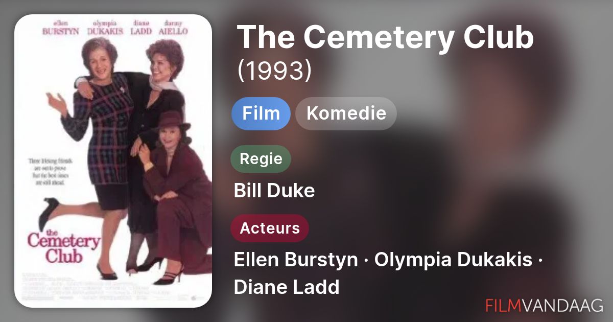 The Cemetery Club (film, 1993) - FilmVandaag.nl