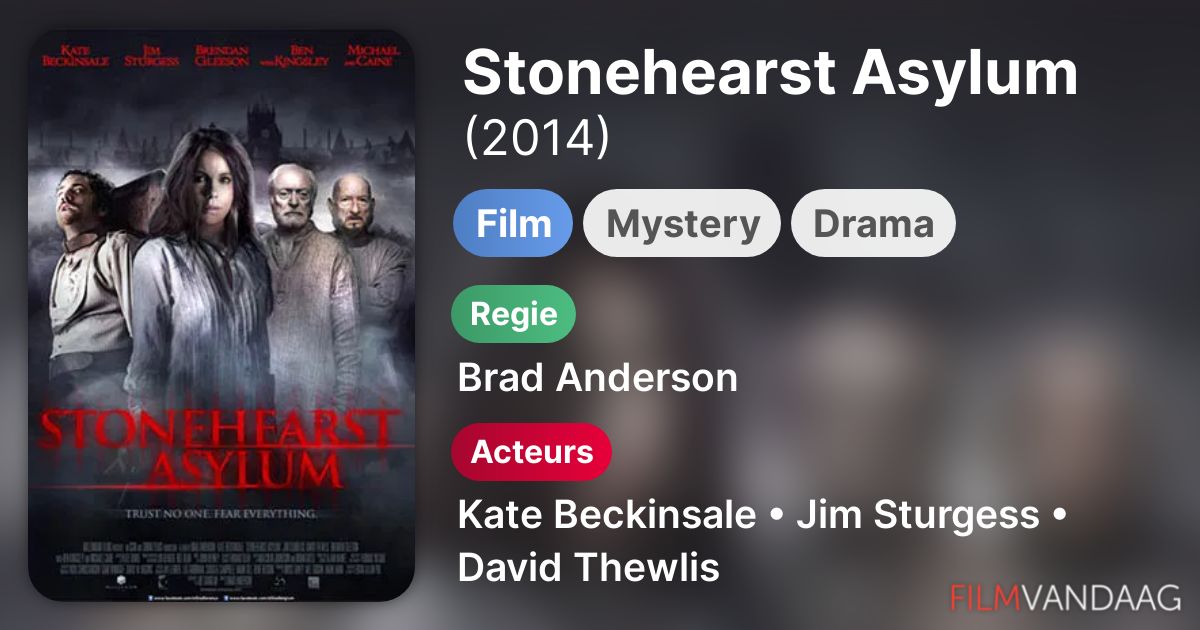Stonehearst Asylum (film, 2014) - FilmVandaag.nl