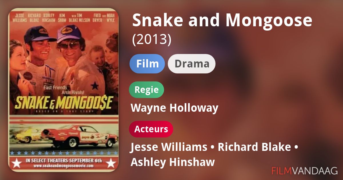 Snake and Mongoose (film, 2013) - FilmVandaag.nl
