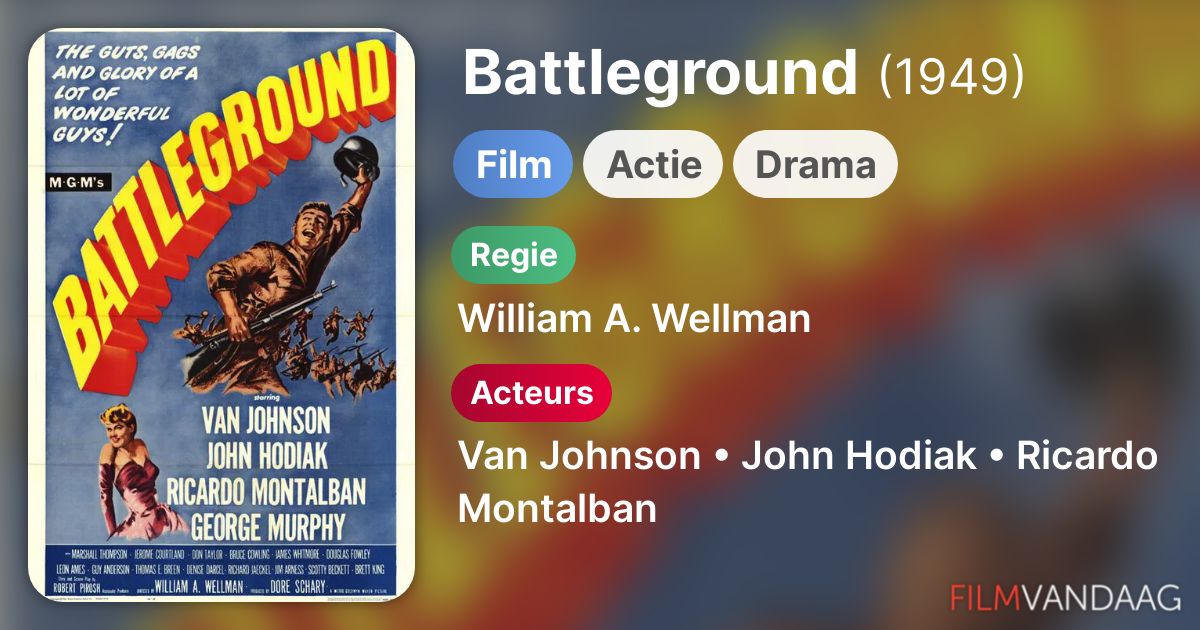 Battleground (film, 1949) - FilmVandaag.nl