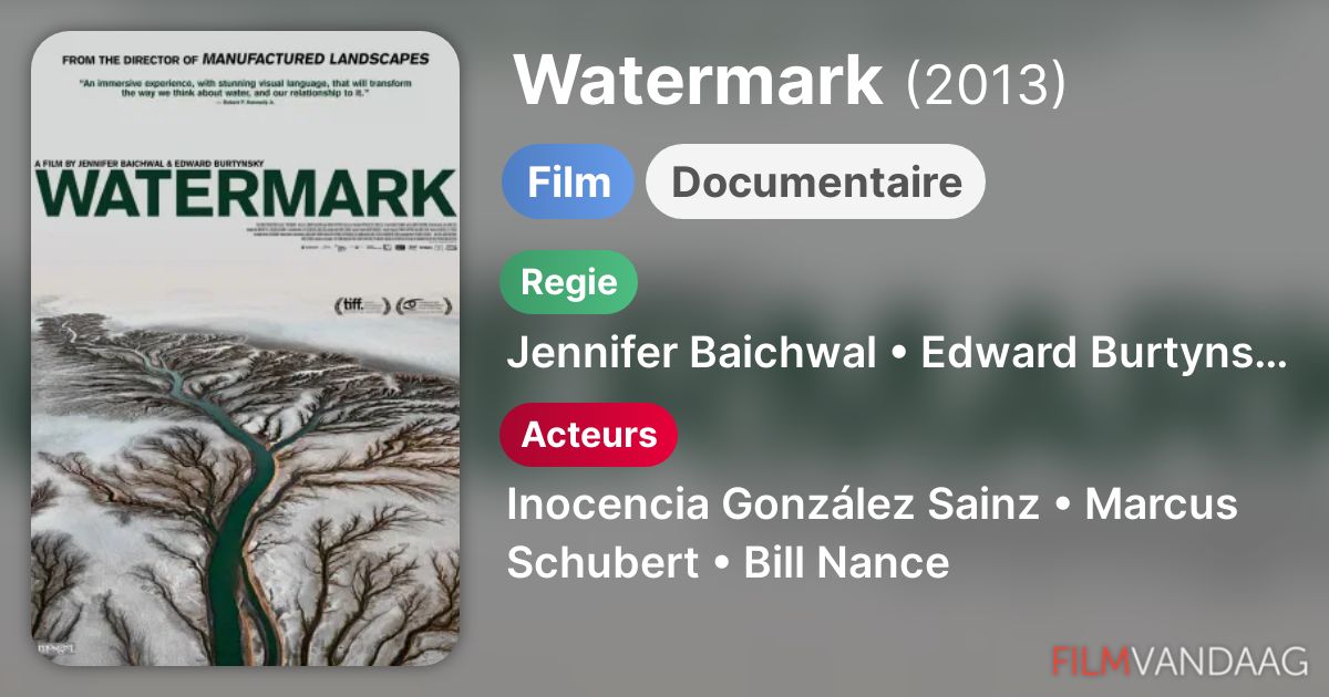 Watermark (film, 2013) - FilmVandaag.nl