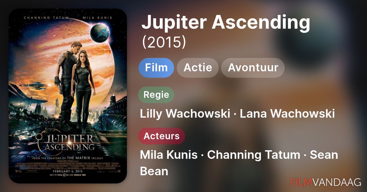 Jupiter Ascending (film, 2015) - FilmVandaag.nl