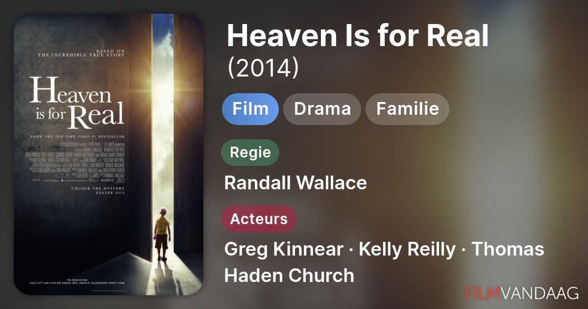 Heaven Is for Real (film, 2014) - FilmVandaag.nl