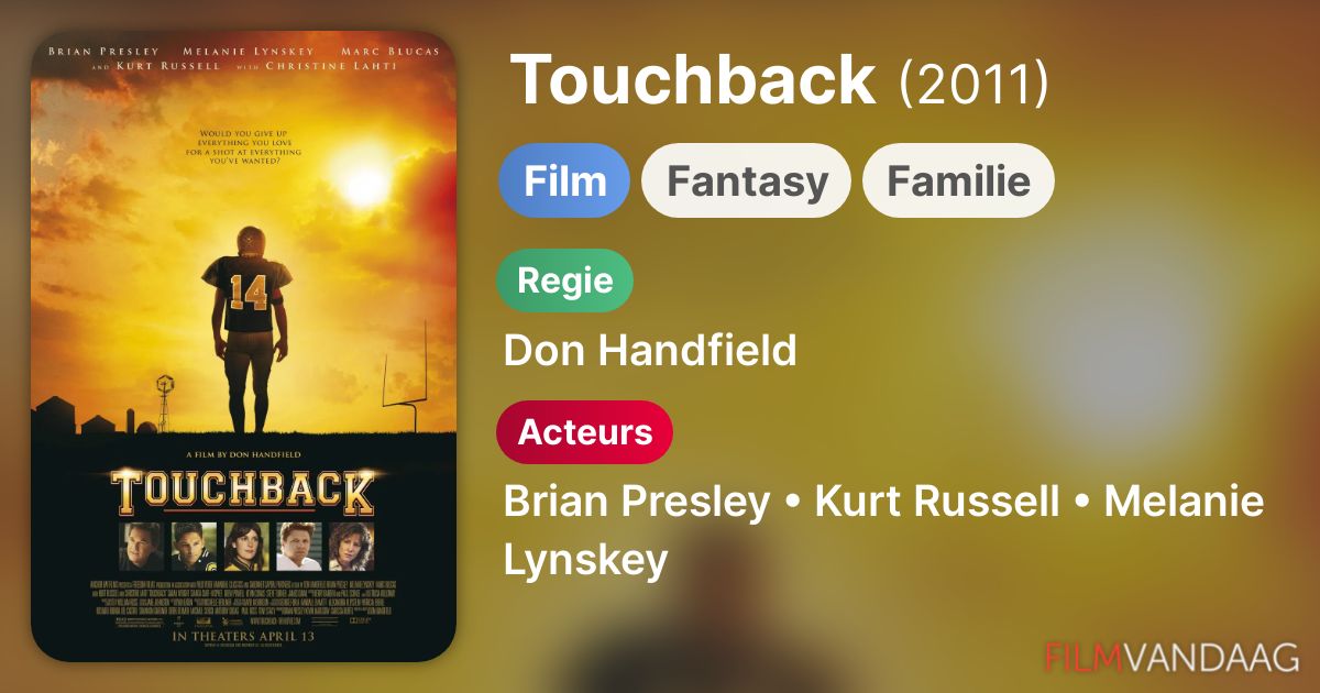 Touchback (film, 2011) - FilmVandaag.nl