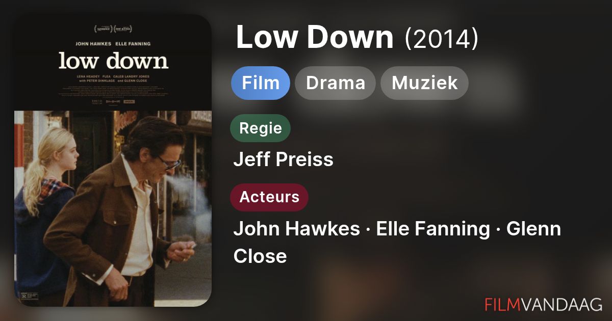 Low Down (film, 2014) - FilmVandaag.nl