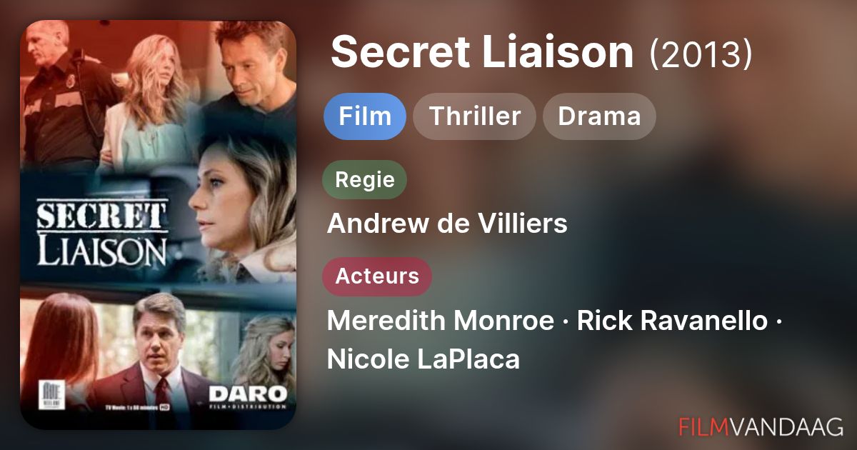 Secret Liaison (film, 2013) - FilmVandaag.nl