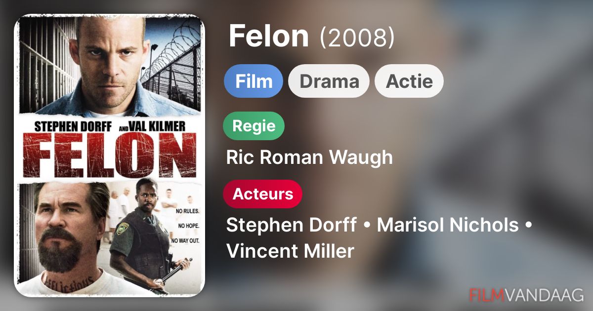 Felon (film, 2008) - FilmVandaag.nl