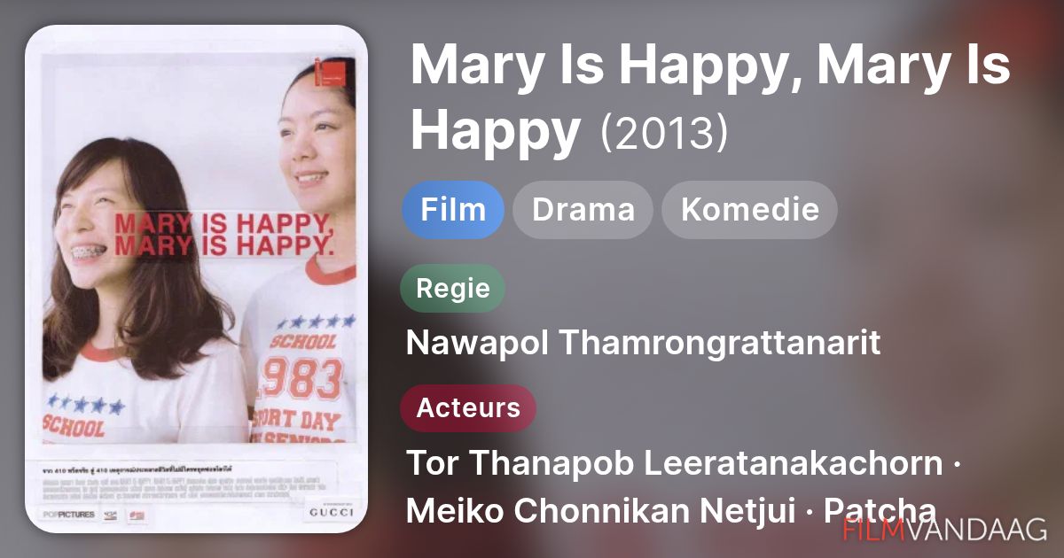 Mary Is Happy, Mary Is Happy (film, 2013) - FilmVandaag.nl