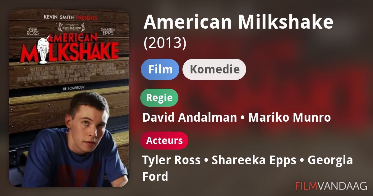 American Milkshake (film, 2013) Nu Online Kijken - FilmVandaag.nl