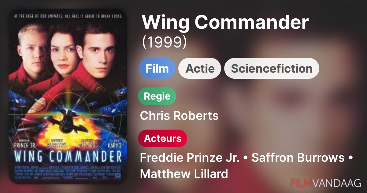 Wing Commander (film, 1999) - FilmVandaag.nl