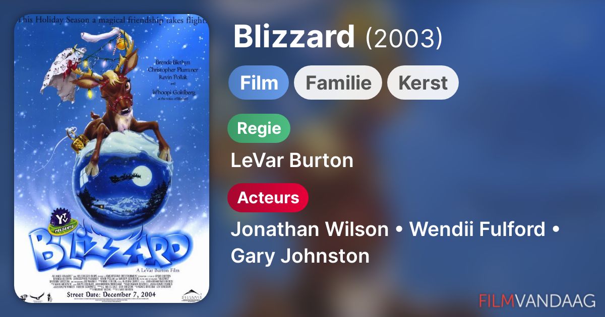 Blizzard (film, 2003) - FilmVandaag.nl