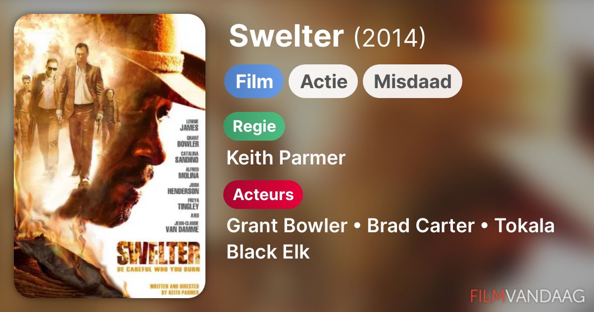 Swelter (film, 2014) - FilmVandaag.nl