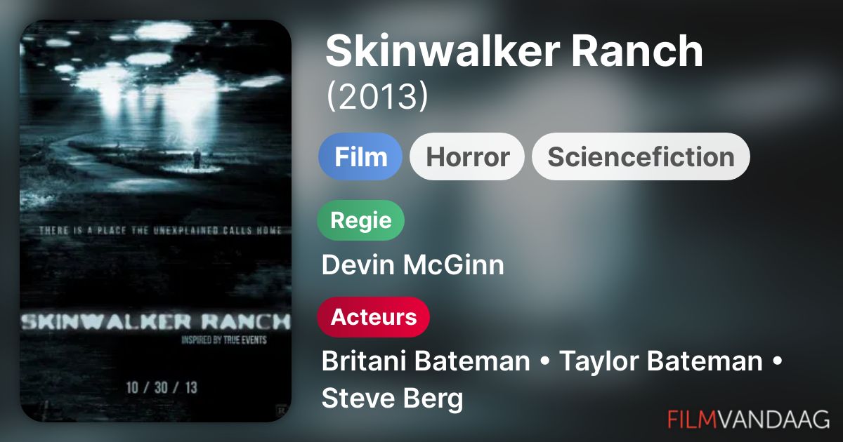 Skinwalker Ranch (film, 2013) - FilmVandaag.nl