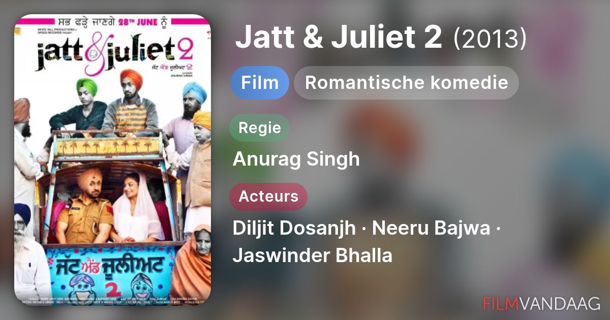 Jatt & Juliet 2 (film, 2013) - FilmVandaag.nl