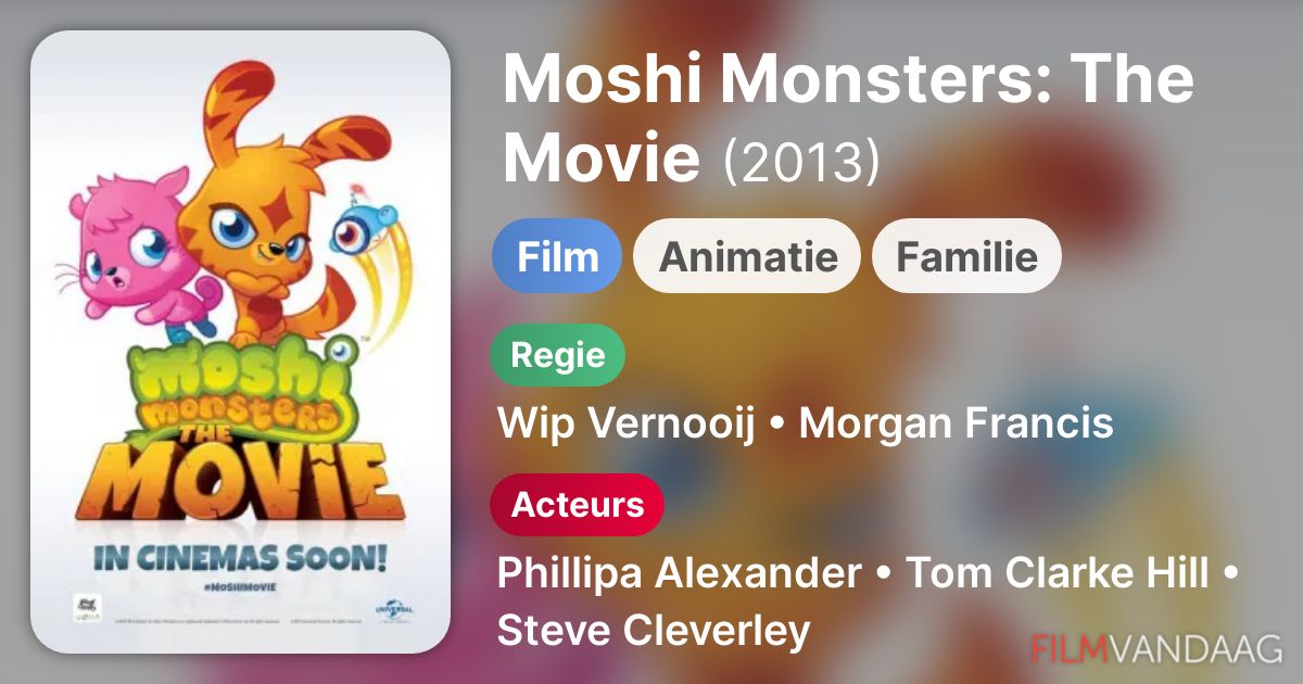 Moshi Monsters: The Movie (film, 2013) - FilmVandaag.nl