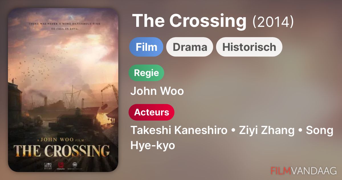 The Crossing (film, 2014) - FilmVandaag.nl