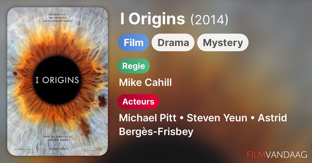 I Origins (film, 2014) - FilmVandaag.nl