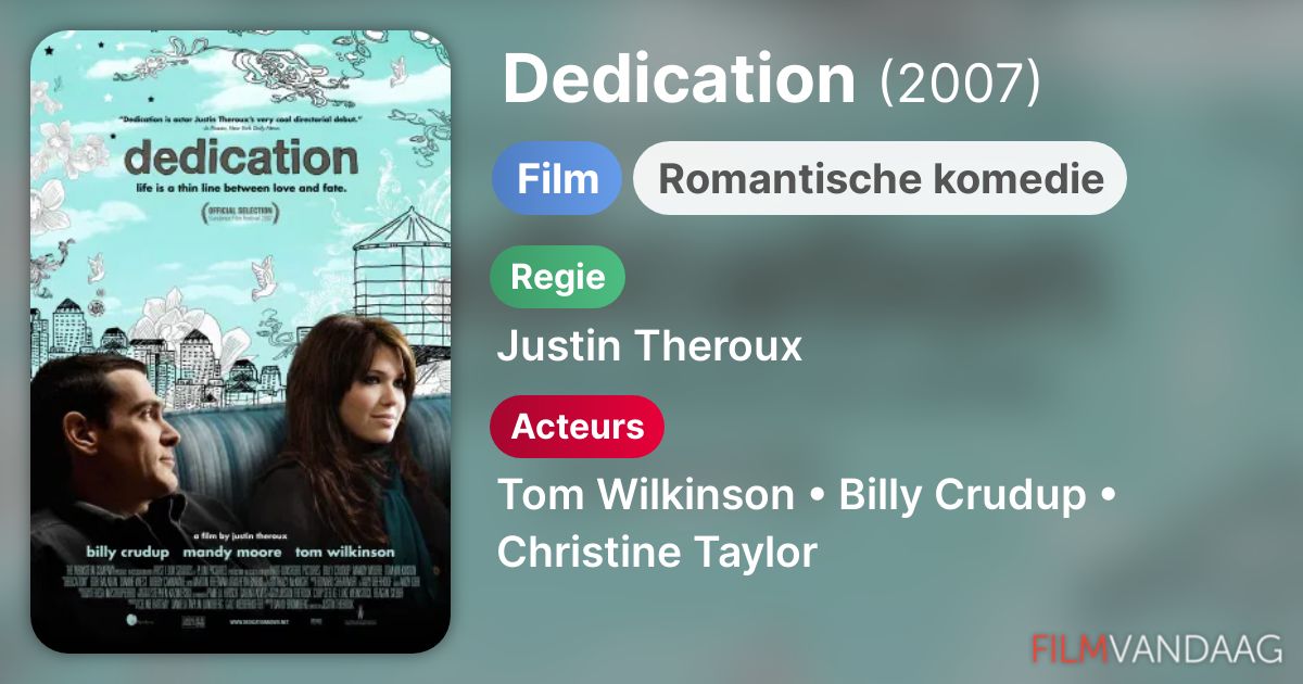 Dedication (film, 2007) - FilmVandaag.nl