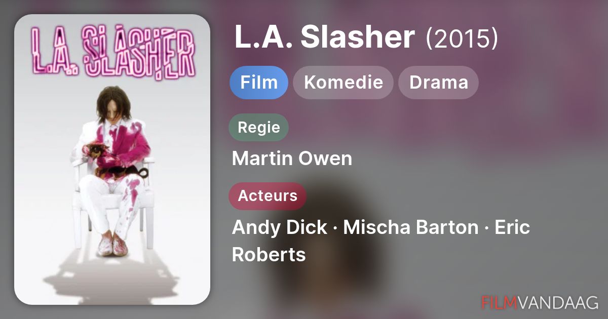 L.A. Slasher (film, 2015) - FilmVandaag.nl