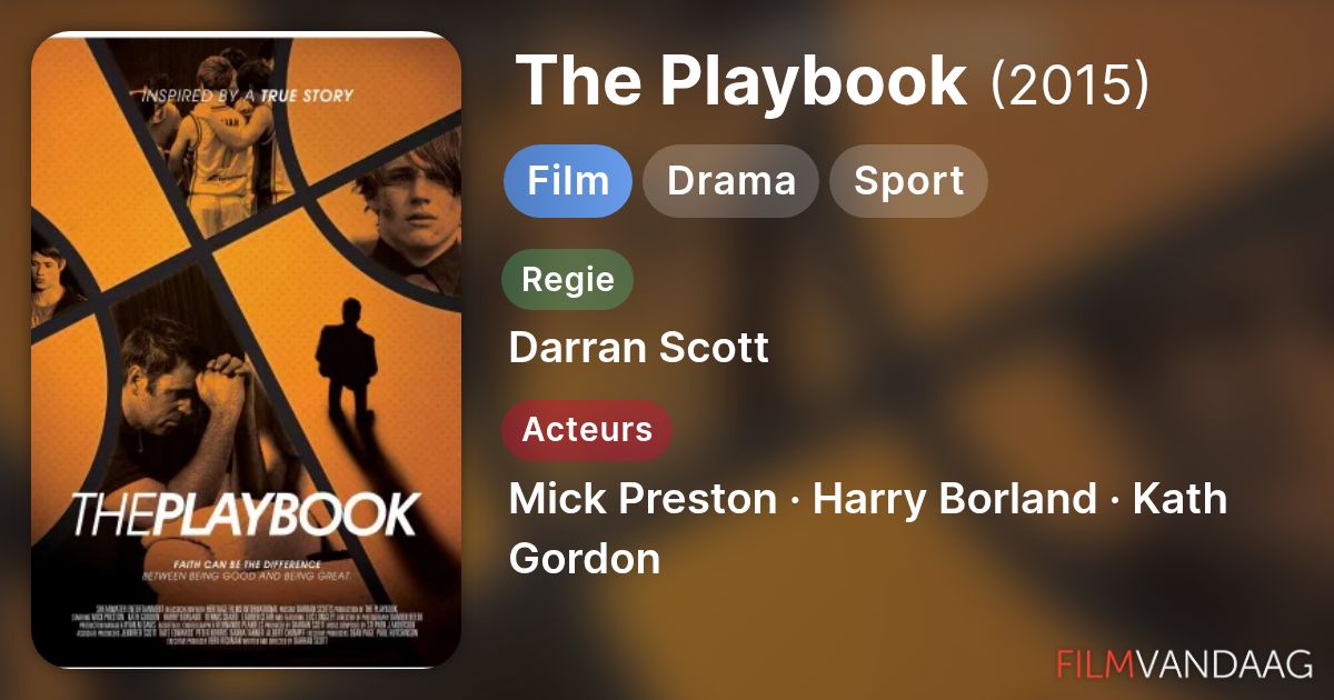 The Playbook (film, 2015) - FilmVandaag.nl