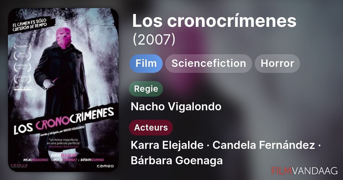 Los cronocrímenes (film, 2007) - FilmVandaag.nl