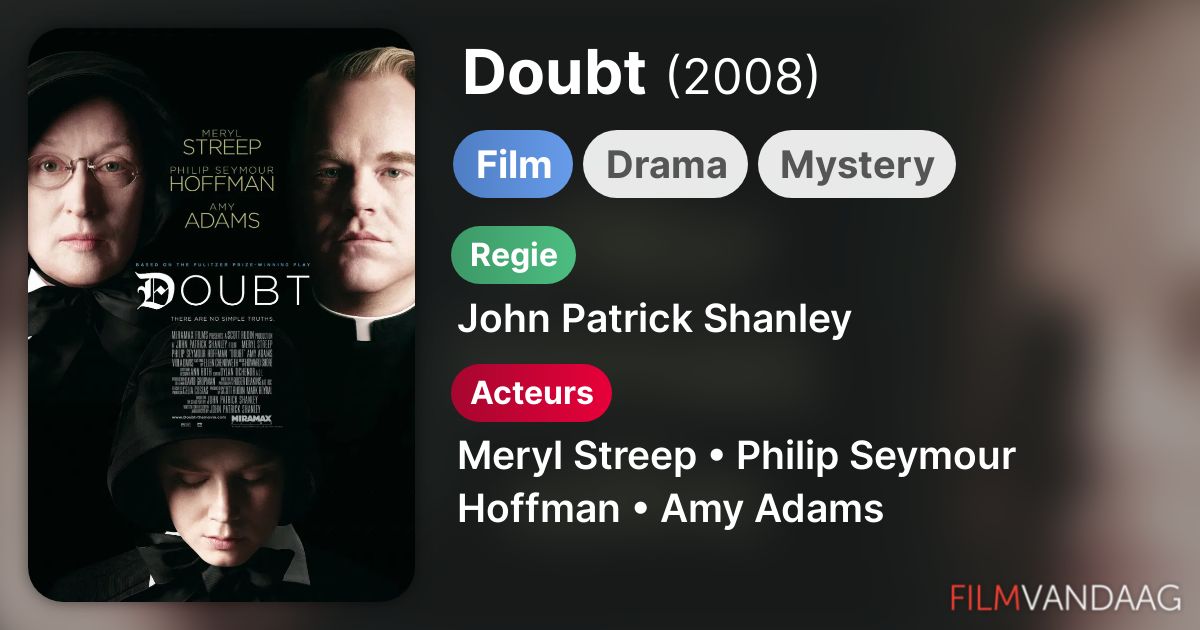 Doubt (film, 2008) - FilmVandaag.nl