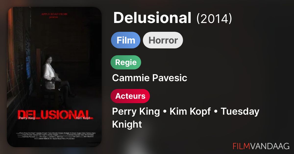 Delusional (film, 2014) - FilmVandaag.nl