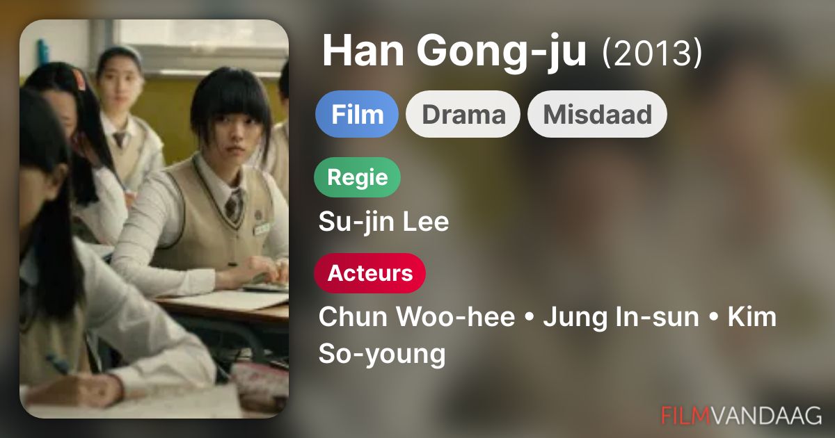 Han Gong-ju (film, 2013) - FilmVandaag.nl
