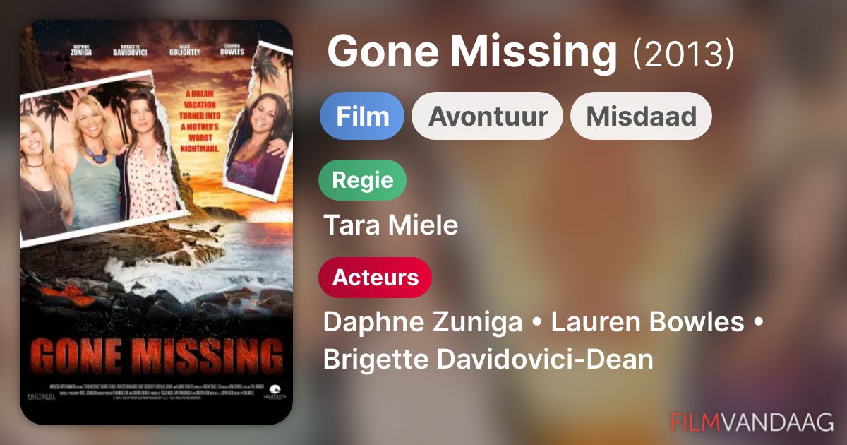 Gone Missing (film, 2013) - FilmVandaag.nl