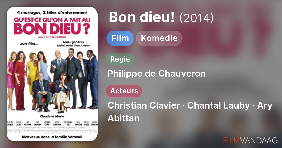 Bon dieu! (film, 2014) - FilmVandaag.nl