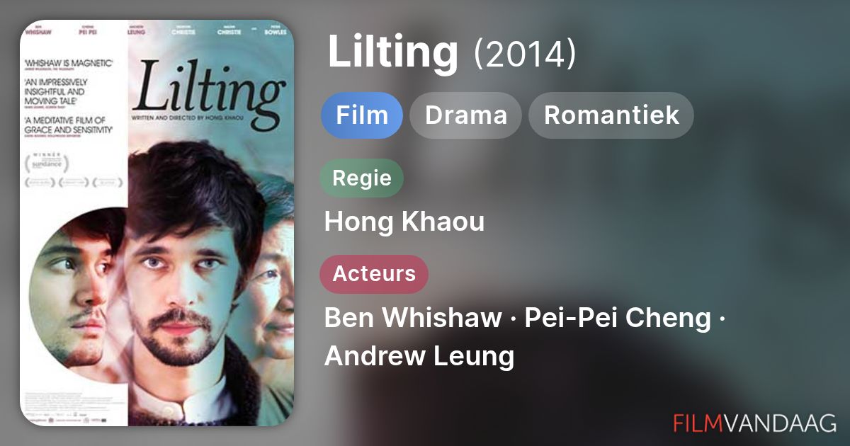Lilting (film, 2014) - FilmVandaag.nl