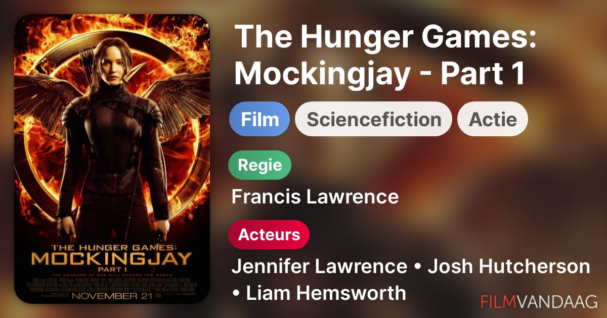 The Hunger Games: Mockingjay - Part 1 (film, 2014) - FilmVandaag.nl